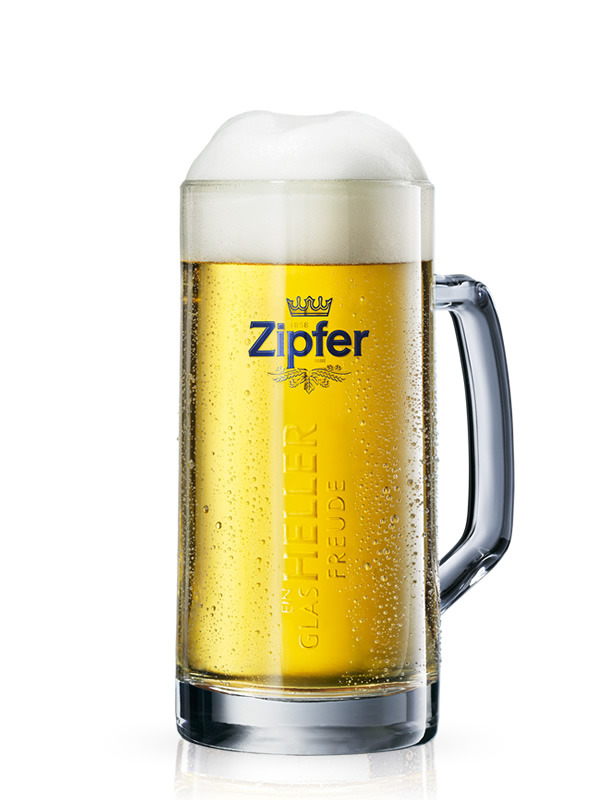 Beer glass mug Zipfer 0,3L / Beer souvenirs / Souvenirs Austria ...